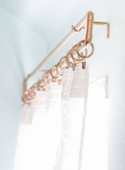20 Stylish DIY Curtain Rods (& Some Bonus DIY Shower Rods)