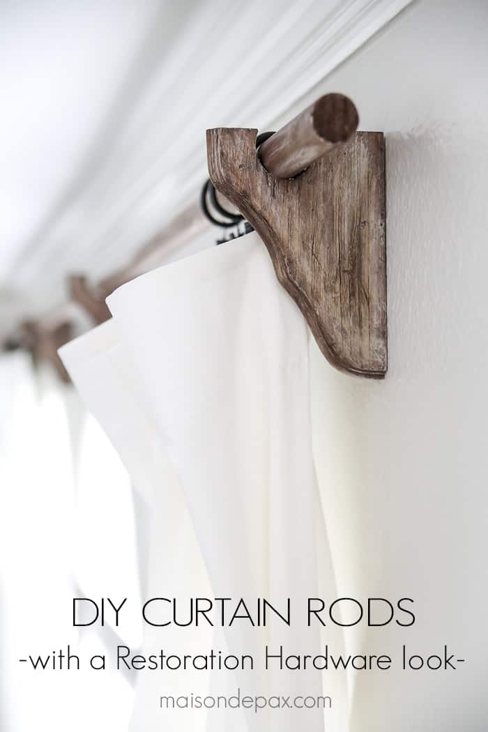 20 Stylish DIY Curtain Rods (& Some Bonus DIY Shower Rods)