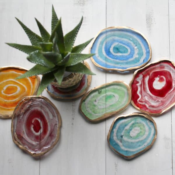 10 Creative DIY Agate Coaster Ideas
