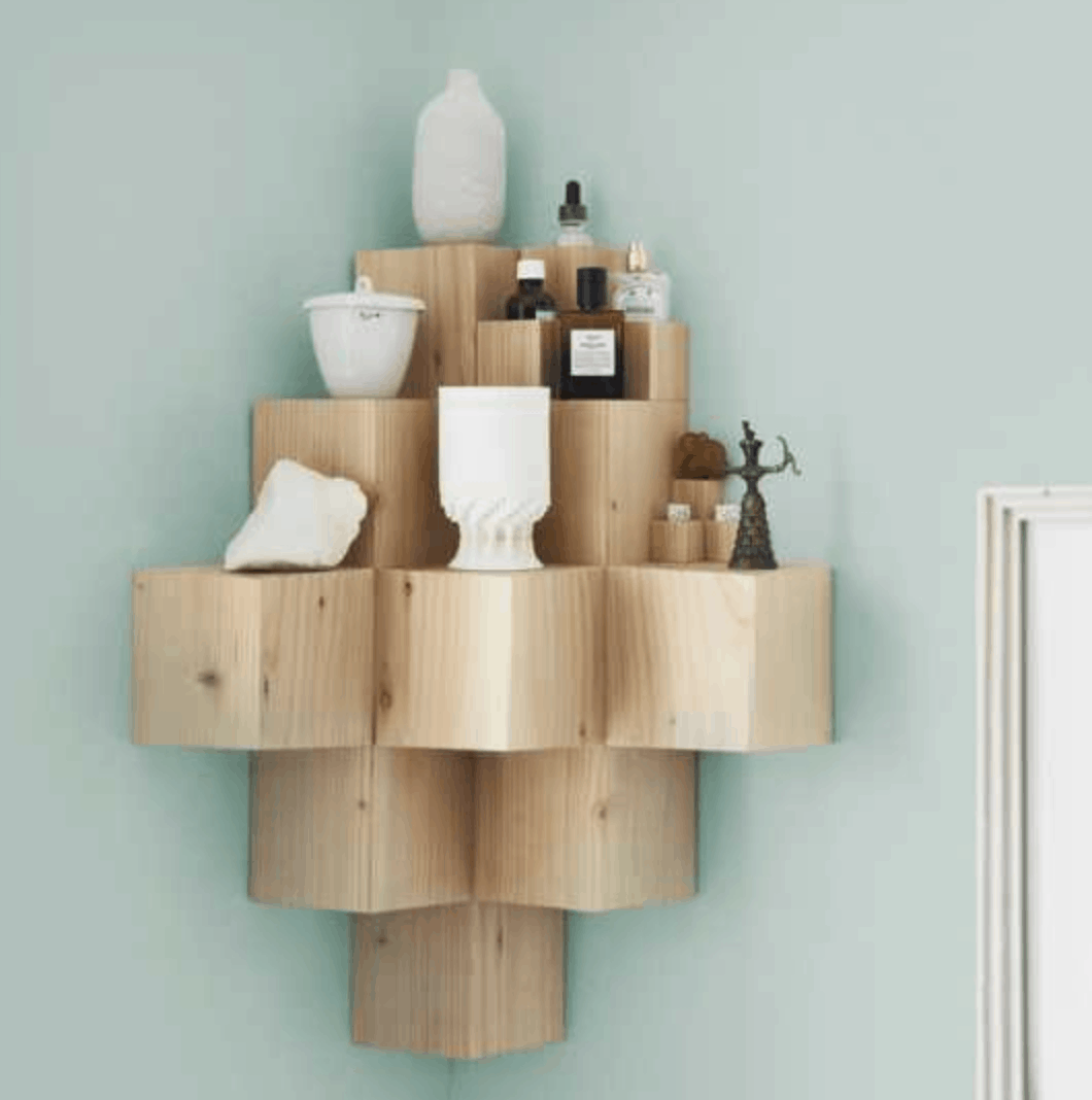 15 Easy DIY Corner Shelves Ideas in 2024