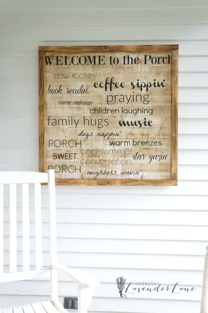 Homemade Welcome Home Sign Ideas