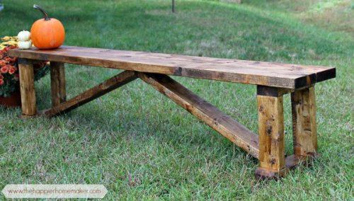35 DIY Bench Ideas To Add Character To Your Home