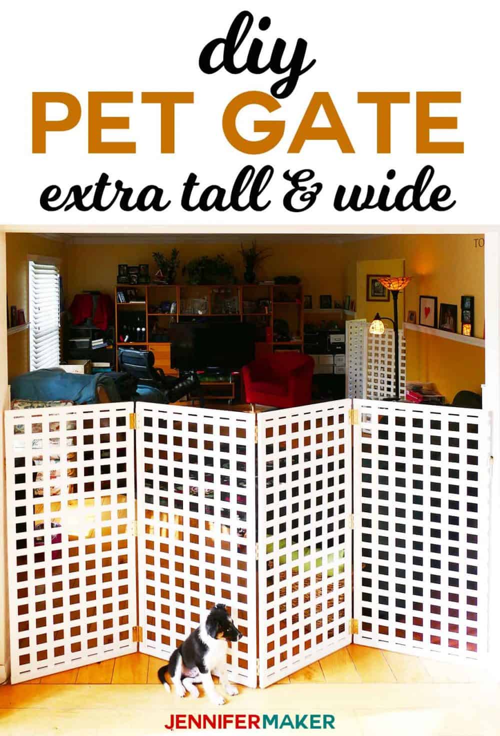 20 DIY Dog Gates - Keep Dirty Paws Where They Belong