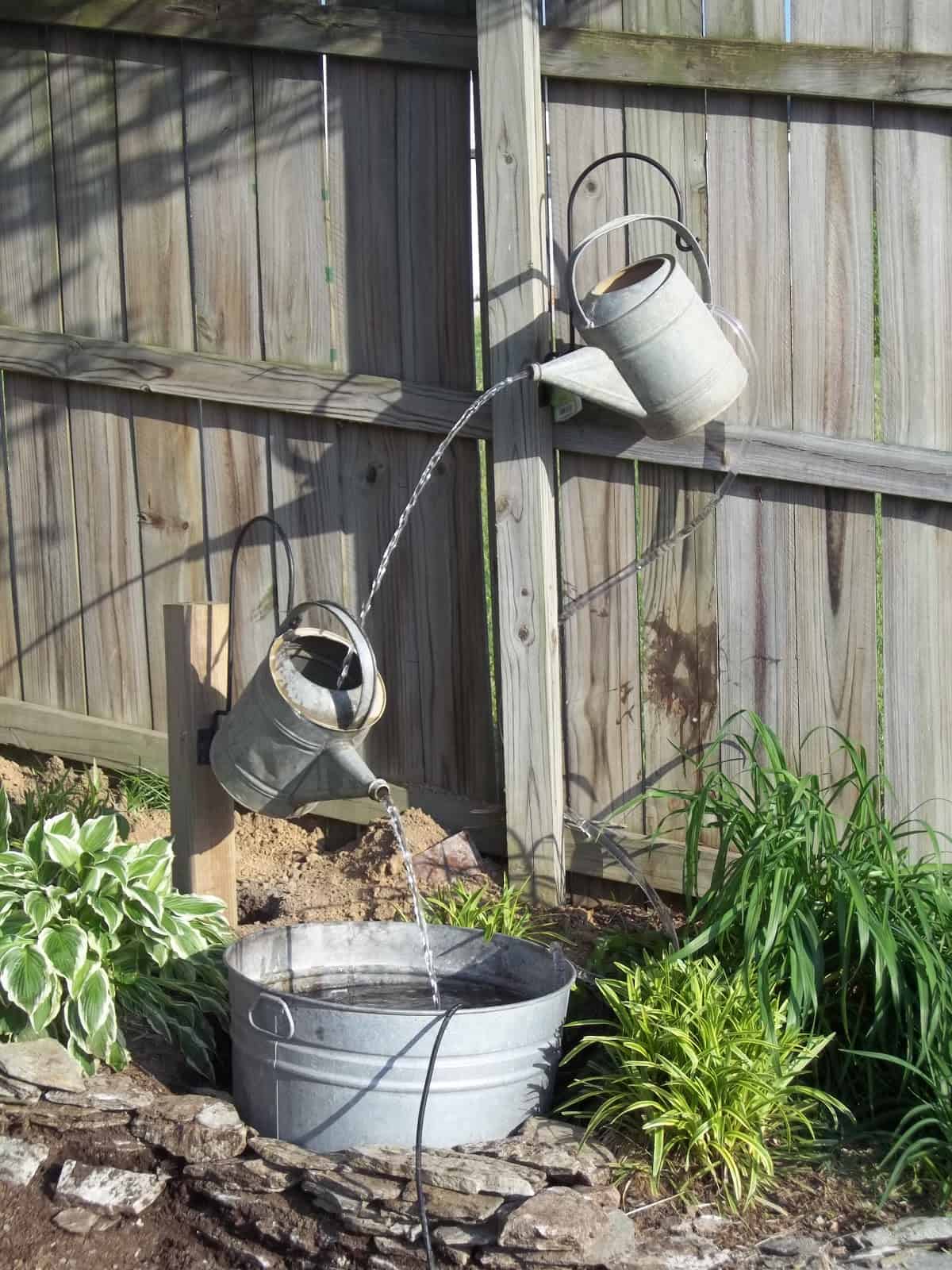 29 DIY Outdoor Water Fountain Ideas