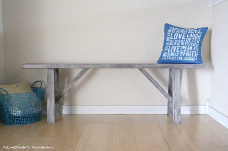 35 DIY Bench Ideas To Add Character To Your Home