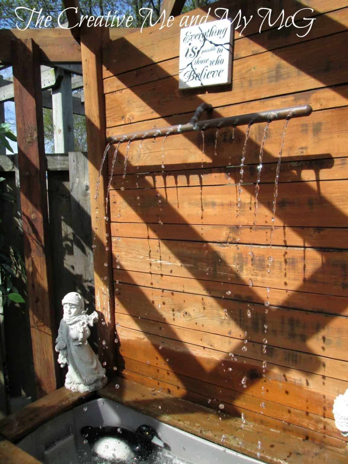29 DIY Outdoor Water Fountain Ideas