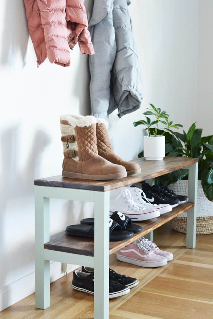 30 DIY Shoe Rack Ideas To Organize Your Space