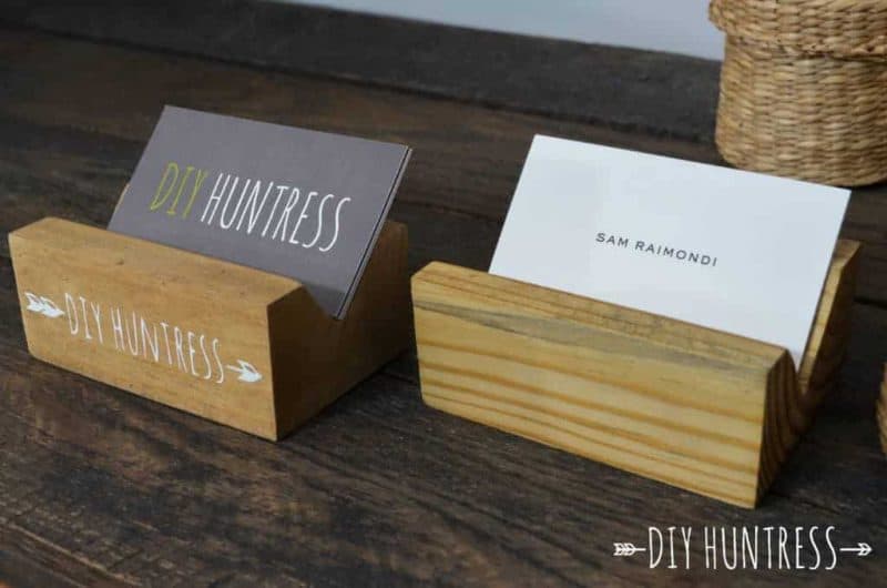 14 DIY Business Card Holder Ideas