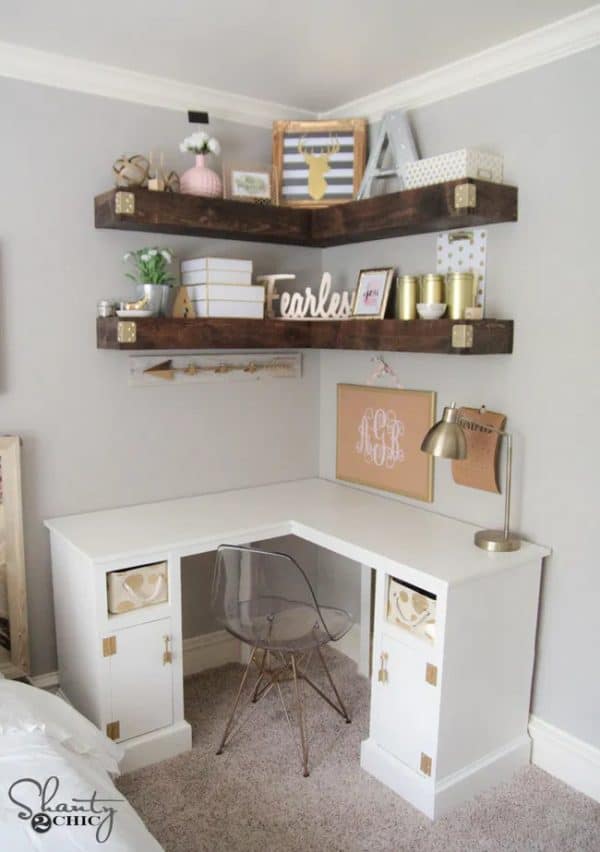 23 DIY Corner Desks Plans and Ideas